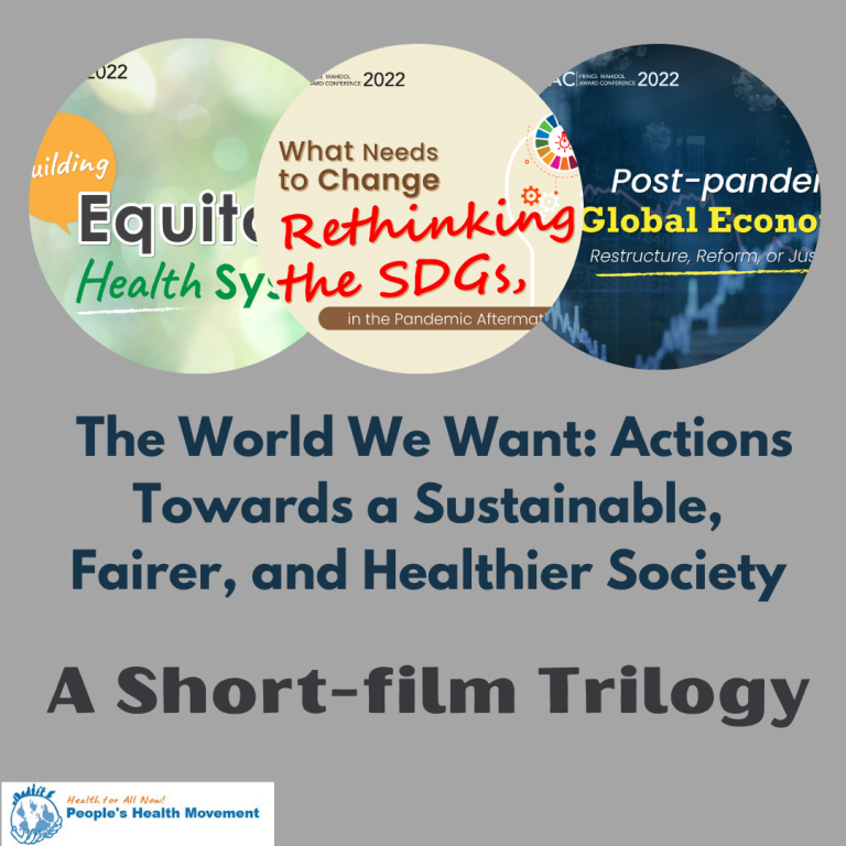 People’s Health Movement - Health for all now!