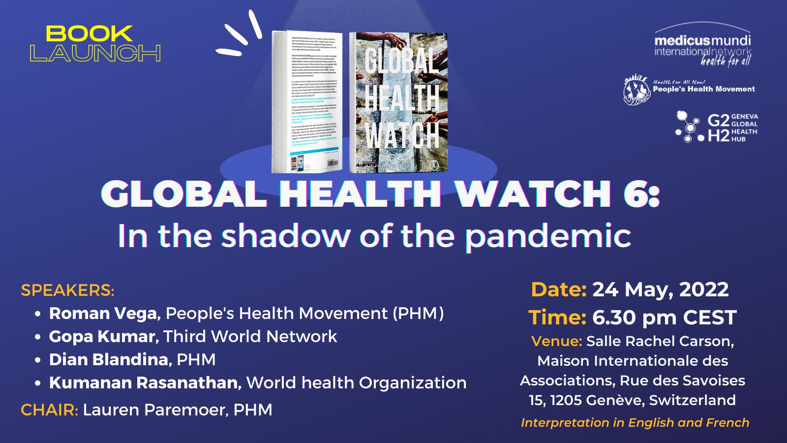 Global Health Watch 6: Launches | People’s Health Movement